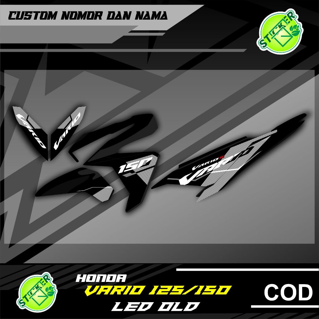 Jual STRIPPING SIMPEL HONDA VARIO LED OLD 125 150 MALAYSIA 2 SUDAH DI ...