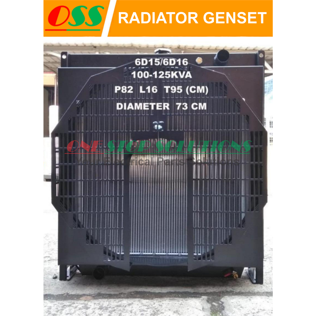Jual RADIATOR GENSET 6D15/6D16 100-125 KVA ALUMINIUM | Shopee Indonesia