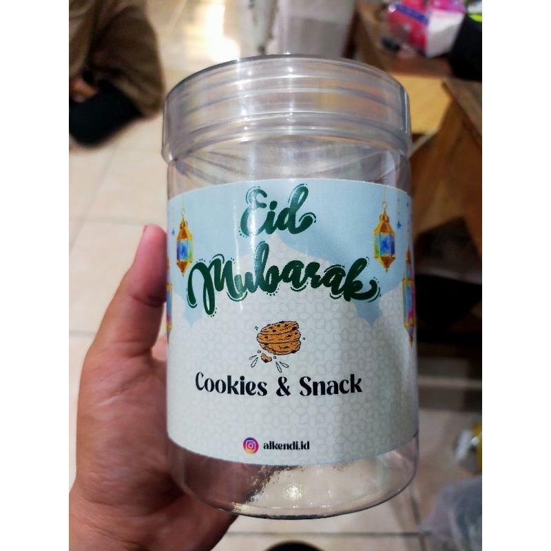 Jual TOPLES COOKIES & SNACK | Toples Kue Lebaran | Toples + Label ...