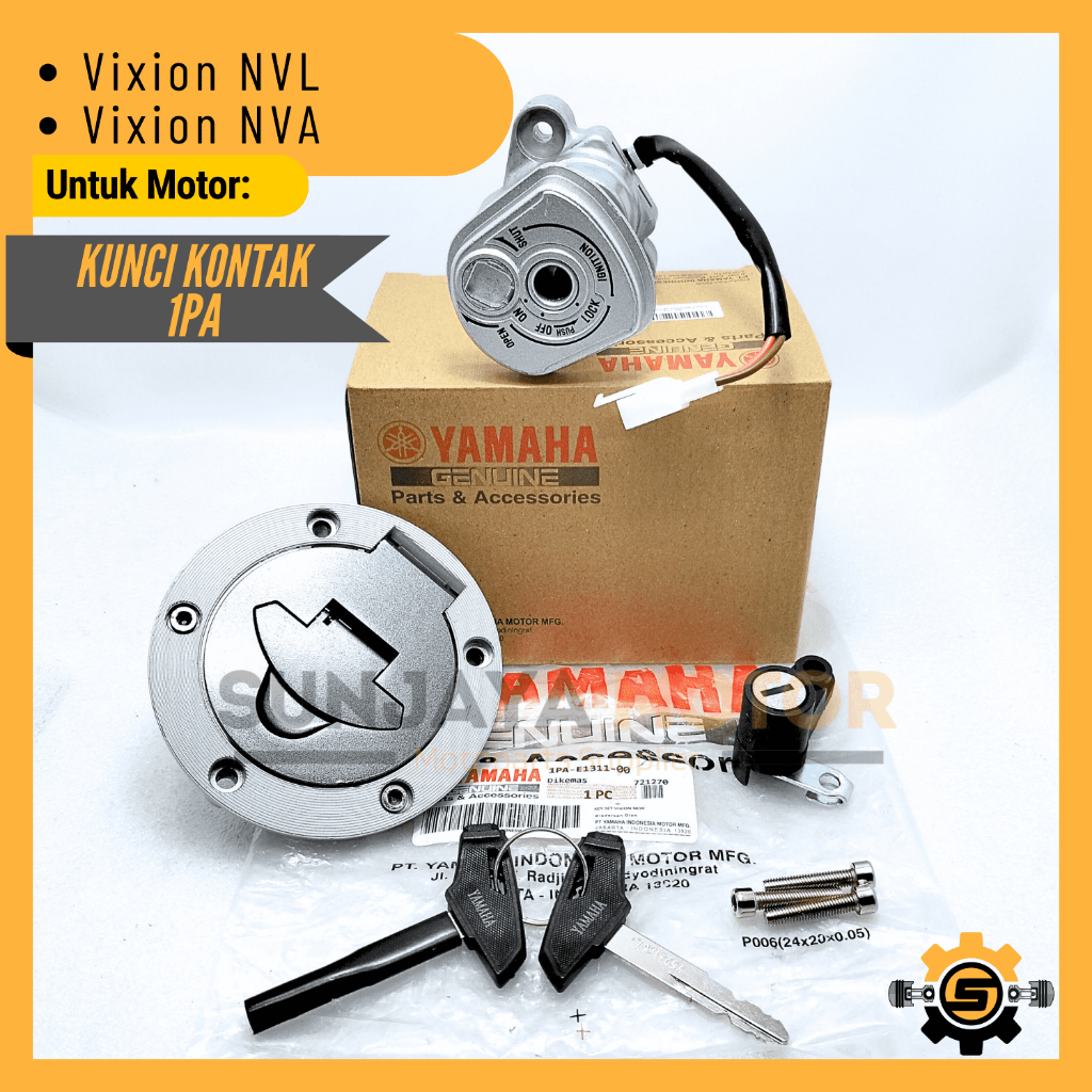 Jual Kunci Kontak Set 1PA Keyset Original Yamaha Vixion New NVL Vixion ...