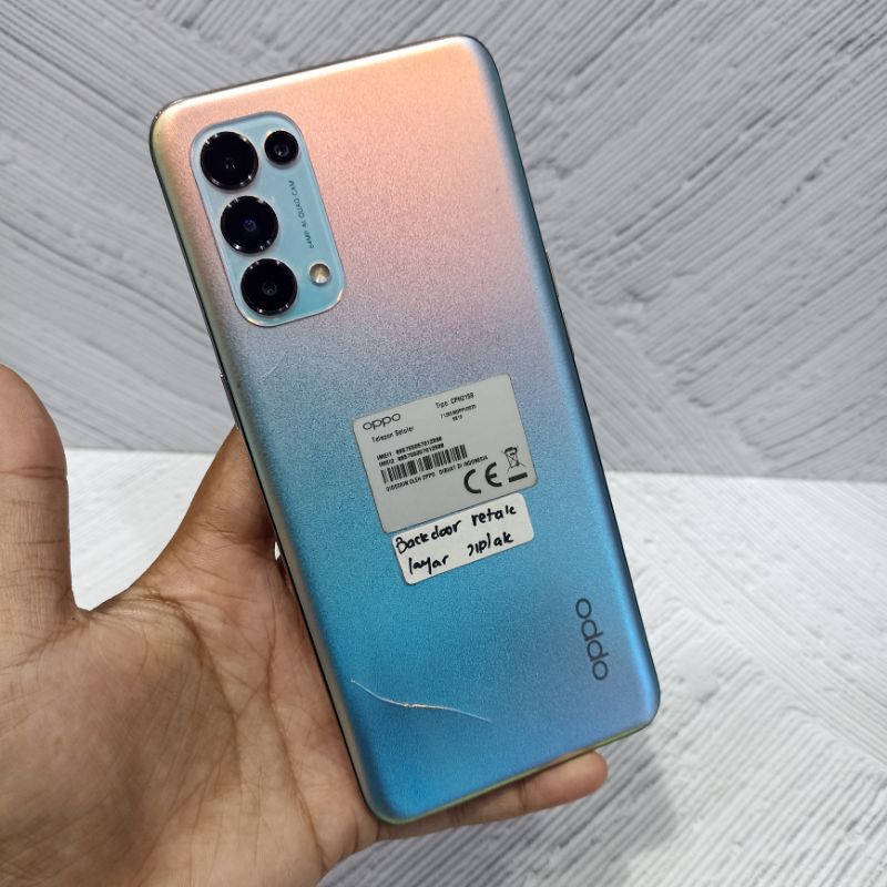 Jual Oppo Reno 5 8/128 GB Handphone Second Bekas | Shopee Indonesia