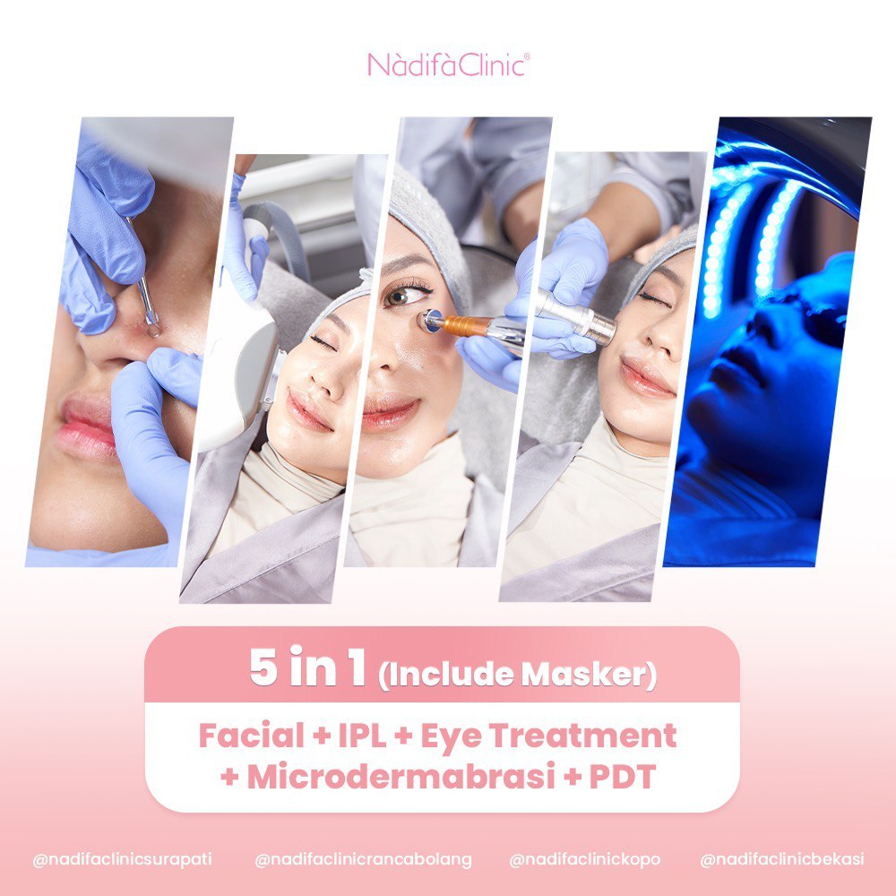Jual 5 in 1 (FACIAL + IPL + EYE TREATMENT + MICRODERMABRASI + PDT ...