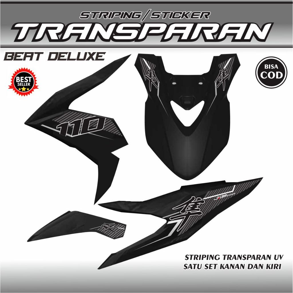 Jual STRIPING BEAT BARU 2020 / 2024 TRANSFARAN MOTOR BEAT DELUXE ISS ...