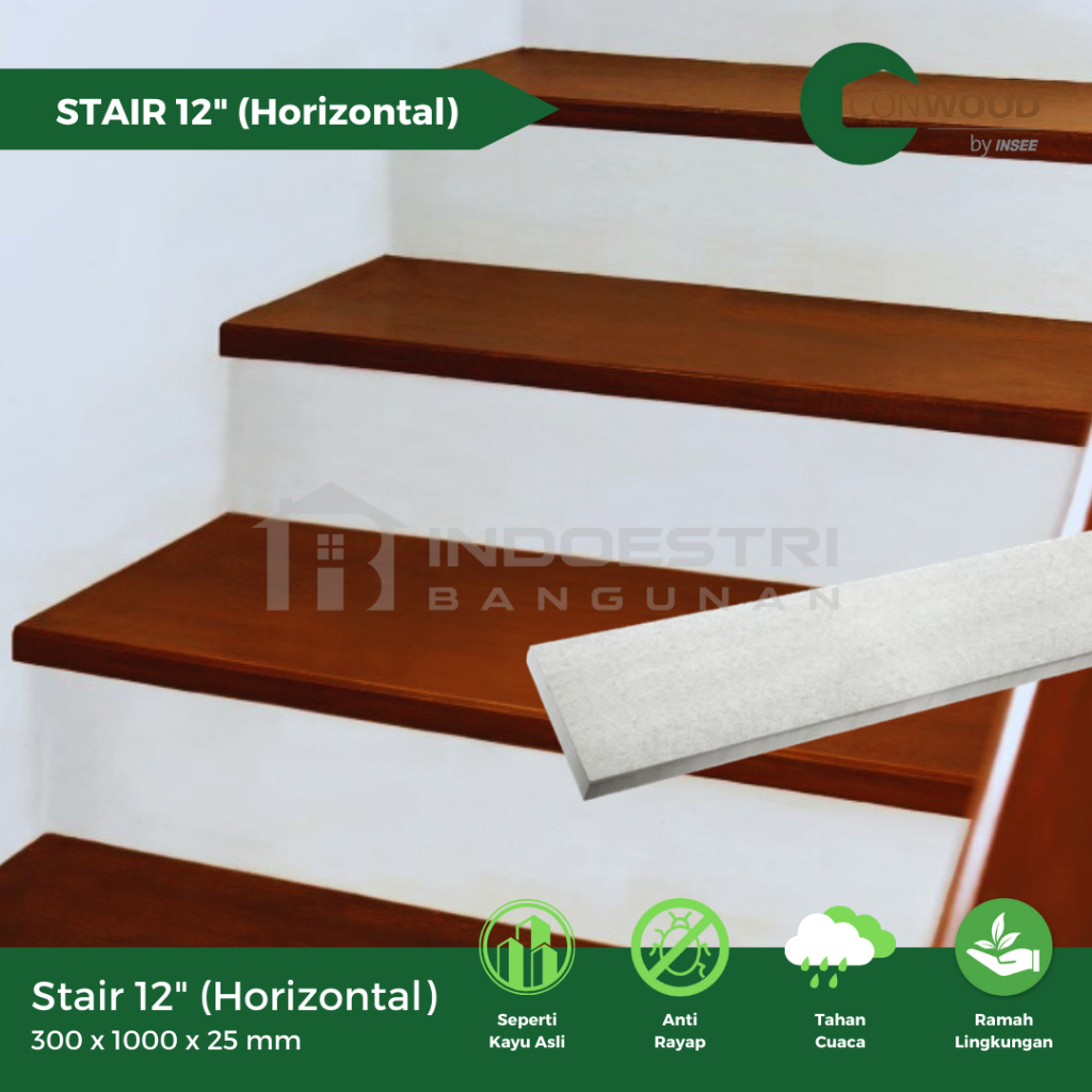 Jual Conwood Stair 12" Tangga Horizontal (300 x 1000 x 25 mm) | Shopee ...