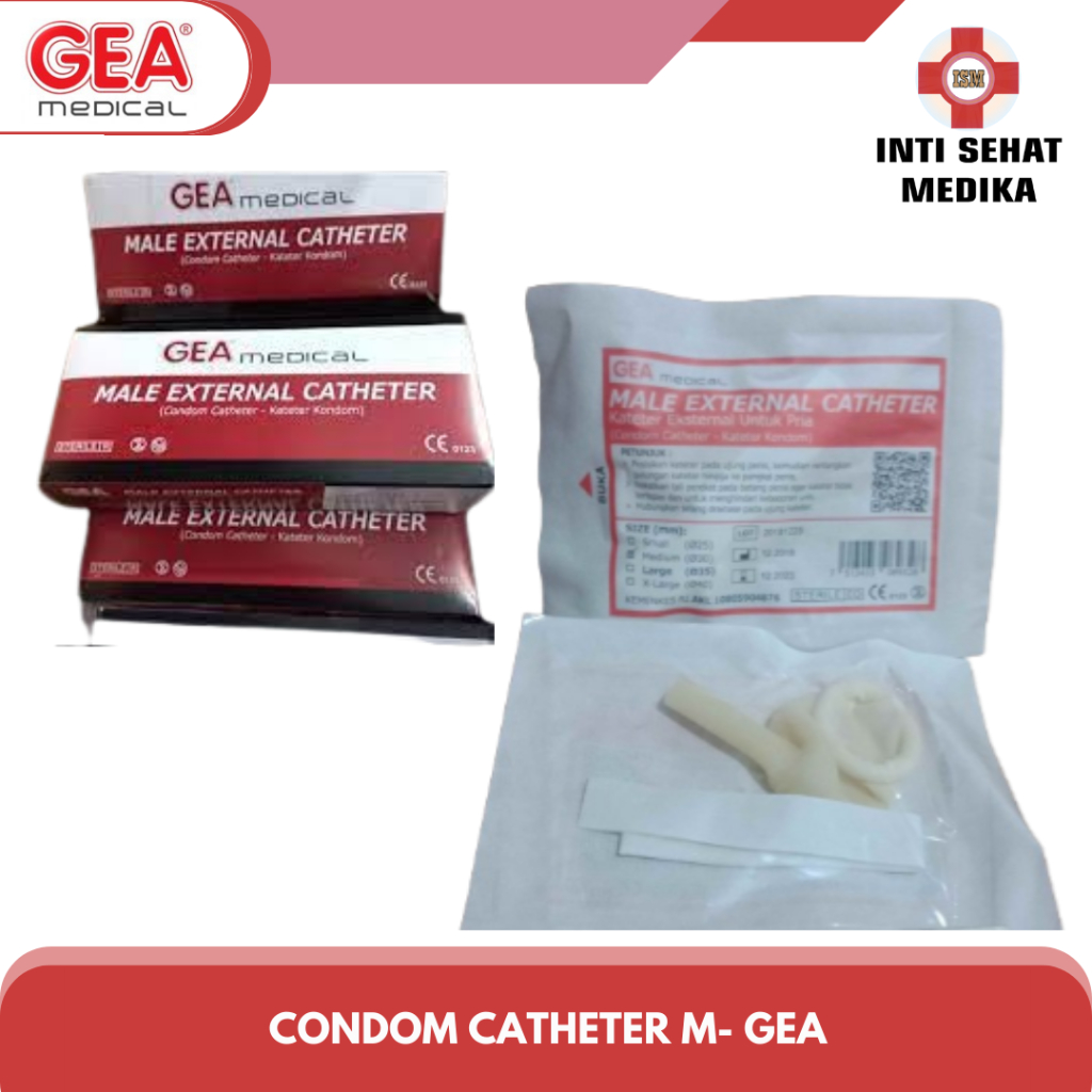Jual Condom Catheter Gea/ Male External Catheter Condom Gea - M | Shopee Indonesia
