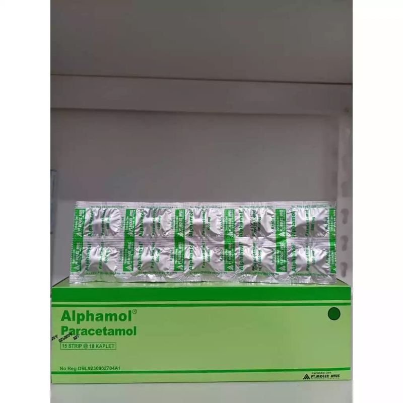 Jual Alphamol @paracetamol 600mg | Shopee Indonesia