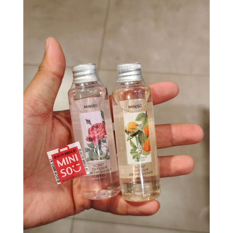 Jual MINISO 🆕 Refill Scent Diffuser APPLE ROSE / MANDARIN WOODY (60ml ...