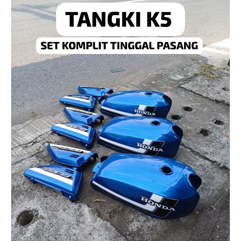 Jual PAKET TANGKI TENGKI GL K5 SET BOK AKI WARNA BIRU MOTIF K5 LIST ...