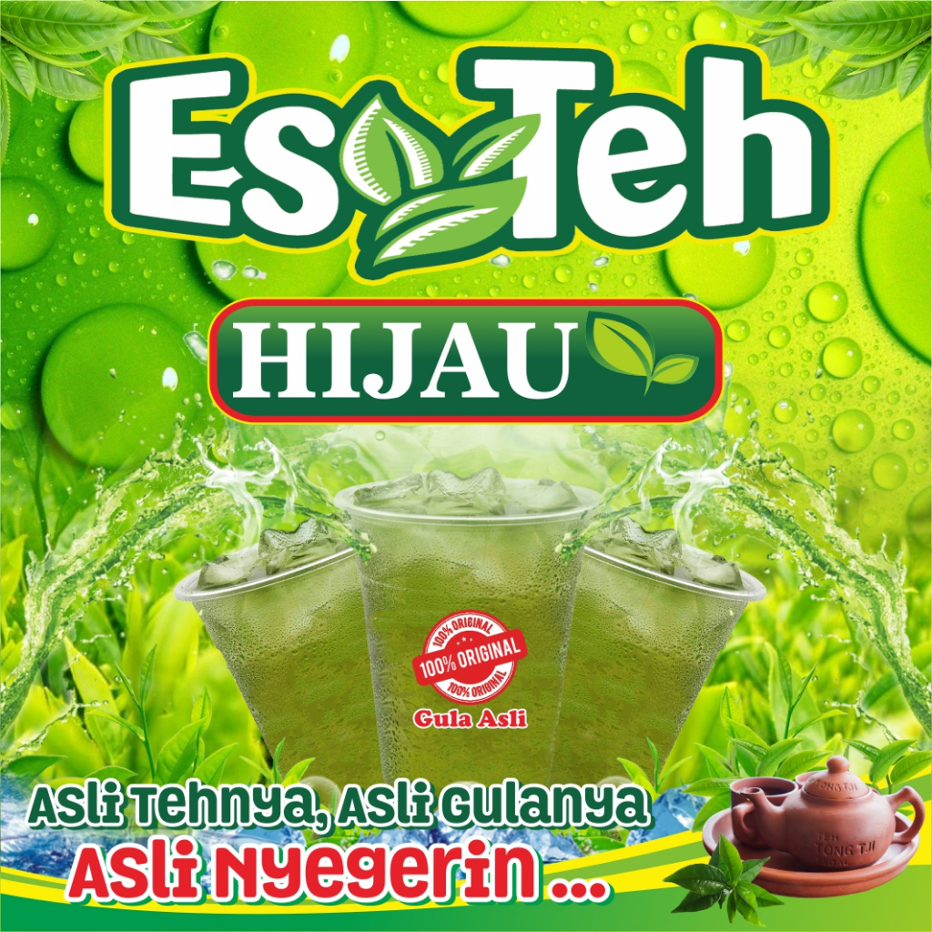 Jual SPANDUK ES TEH JUMBO, BANNER ES TEH JUMBO, ES TEH MANIS SEGAR ...