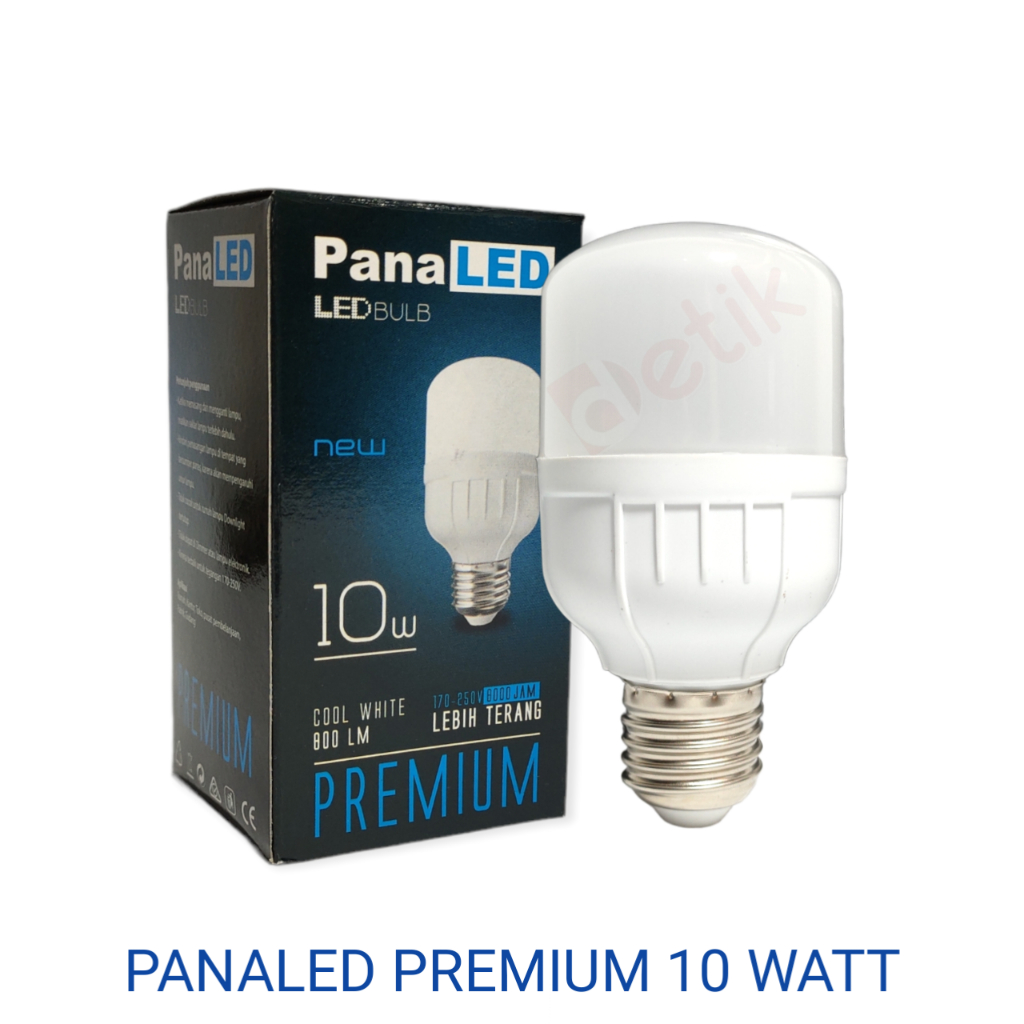 Jual Lampu LED E27 Bohlam PANALED Premium 10 Watt | Shopee Indonesia