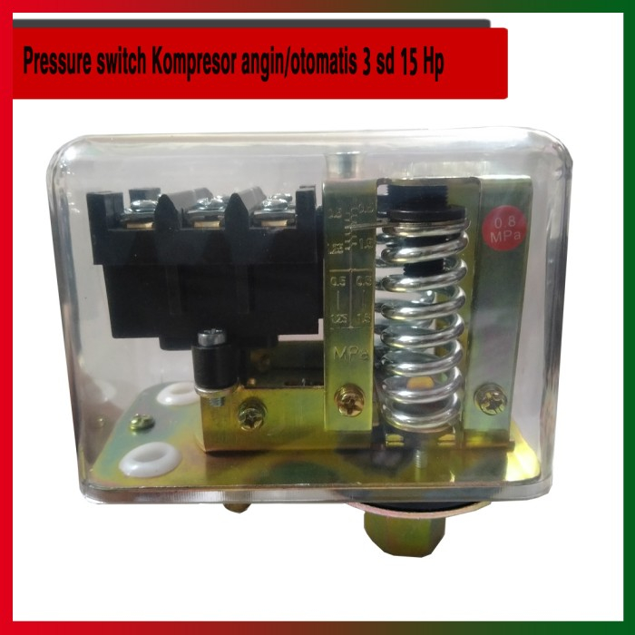 Jual OTOMATIS KOMPRESOR 3 PHASE 380 VOLT AUTOMATIC PRESSURE SWITCH ...