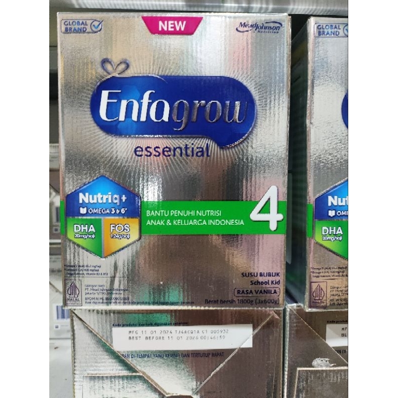 Jual Enfagrow essential 4 kemasan 1800 exp 2025 | Shopee Indonesia