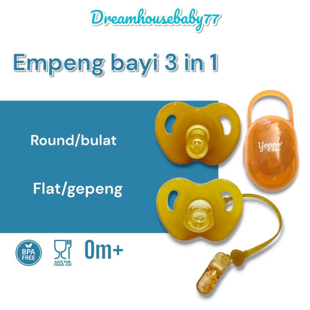 Jual Yoppo Baby- Dot Bayi 3 in 1 / Empeng Bayi BPA Free | Shopee Indonesia