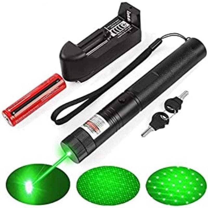 Jual # HJ # SENTER LASER HIJAU JARAK JAUH GREEN LASER POINTER 303 ...