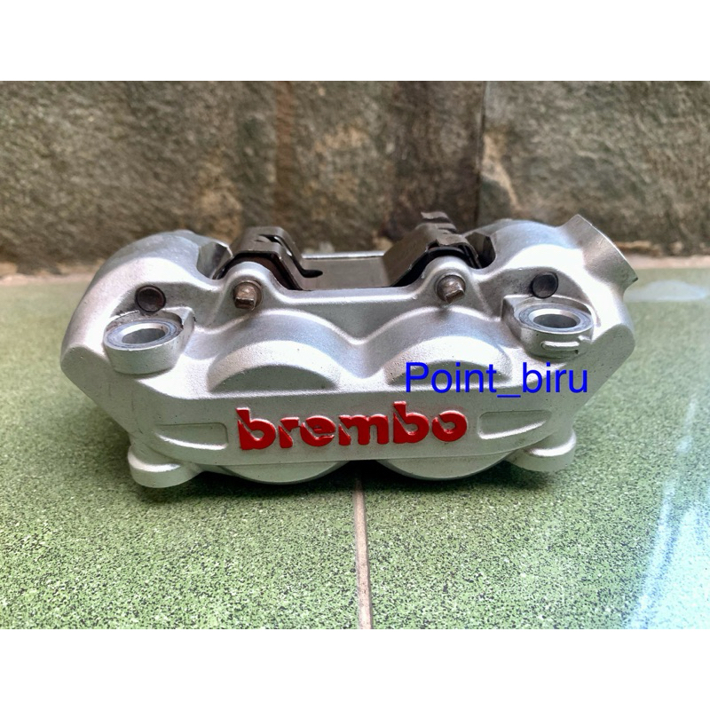 Jual kaliper Brembo radial 4 Piston , kanan , Red Logo , 100% original | Shopee Indonesia