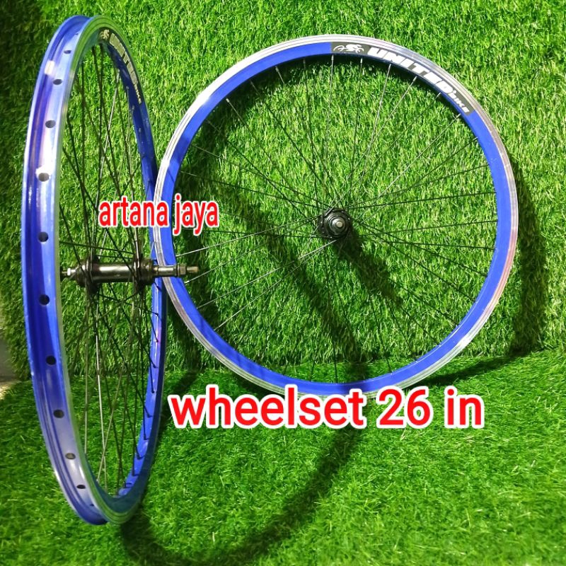 Jual wheelset velg peleg sepeda 26 in united velg sepeda 26 velg sepeda ...