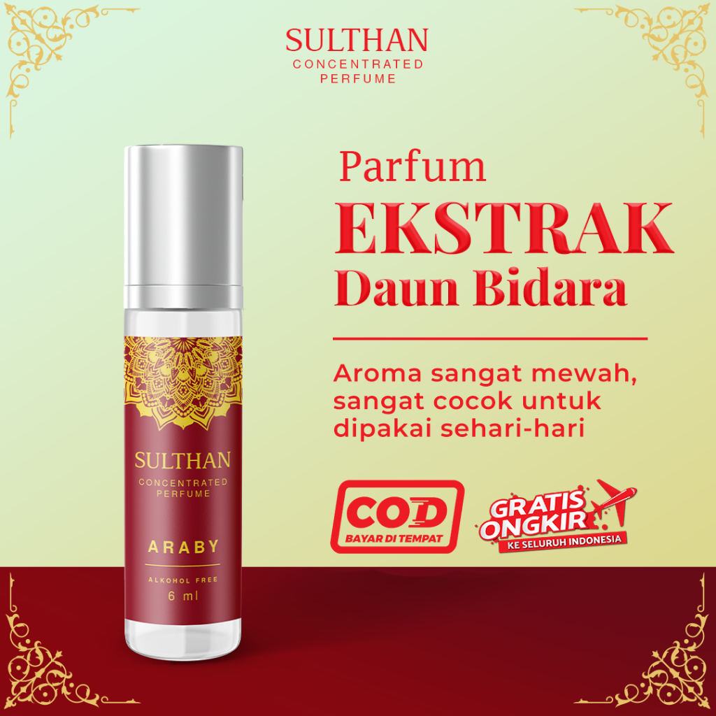 Jual [PARFUM SAKU No.1] Parfum Pria SULTAN ARABY 6ml Roll On - Parfum ...