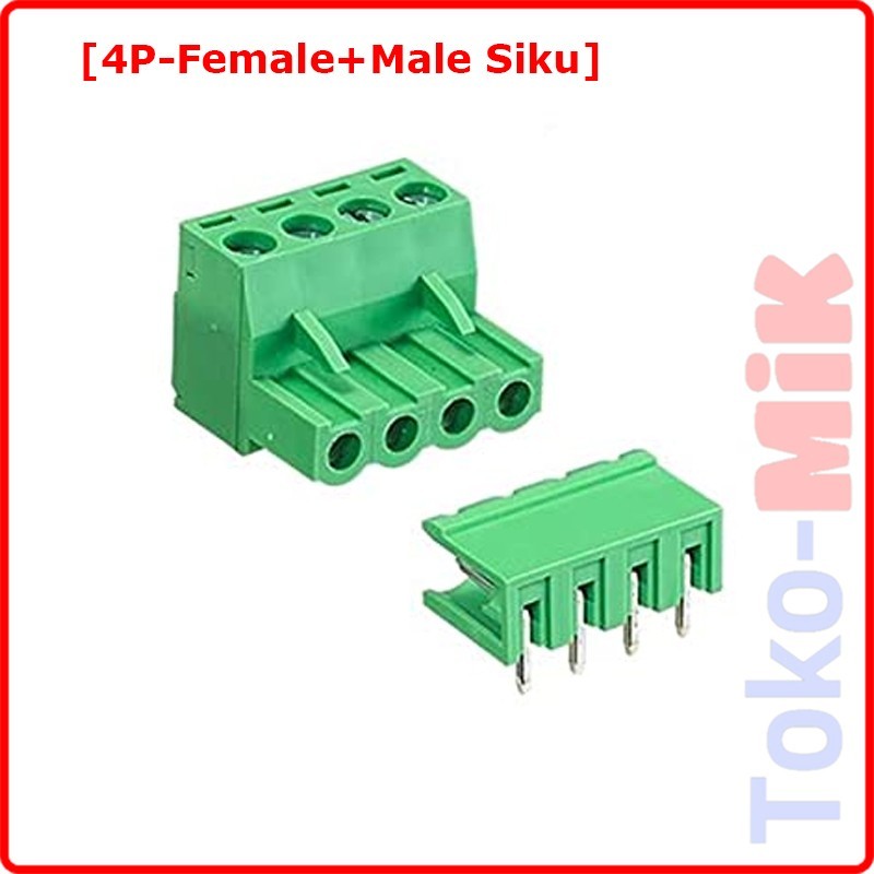 Jual Konektor Terminal Block Baut Skrup PCB KF2EDG Pitch 5.08mm 300V ...