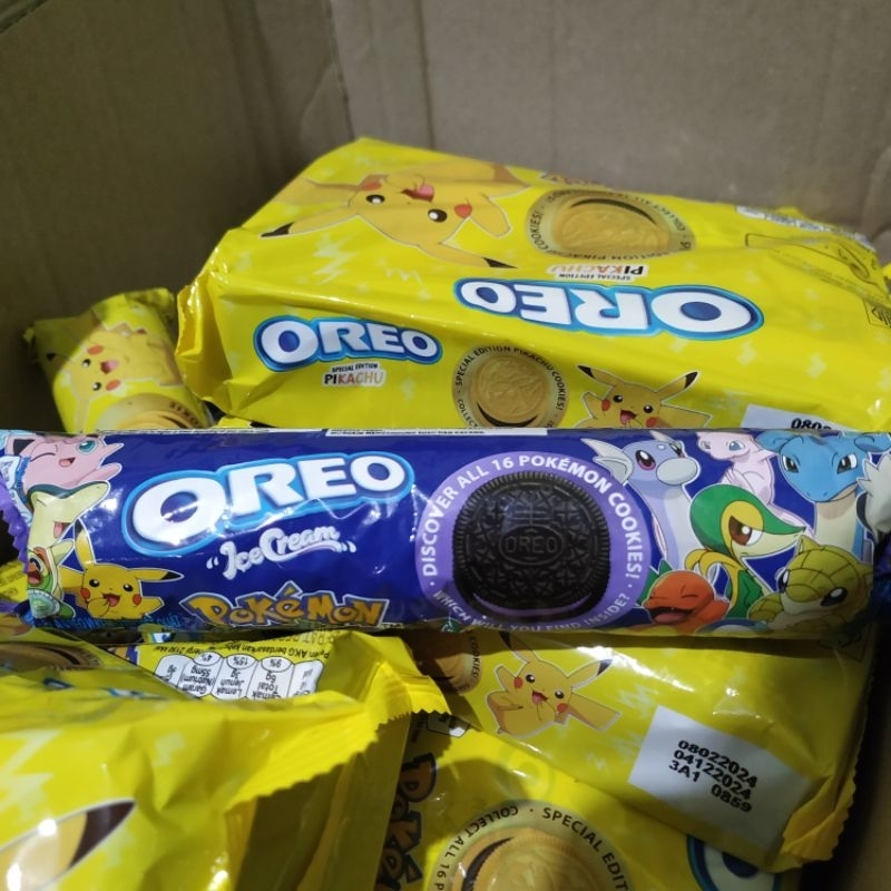 Jual Oreo Pokemon Ready Stock Oreo Chocolate Oreo Strawberry Oreo ...
