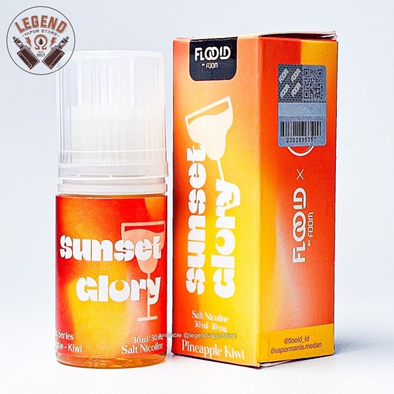 Jual SALT NIC - LIQUID FOOM SUNSET GLORY Pineapple Kiwi 30ML 30MG AUTHENTIC | Shopee Indonesia