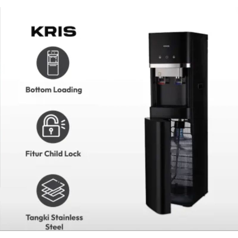 Jual KRIS Dispenser Air Bottom Loading Comp - Hitam/Water Dispenser | Shopee Indonesia