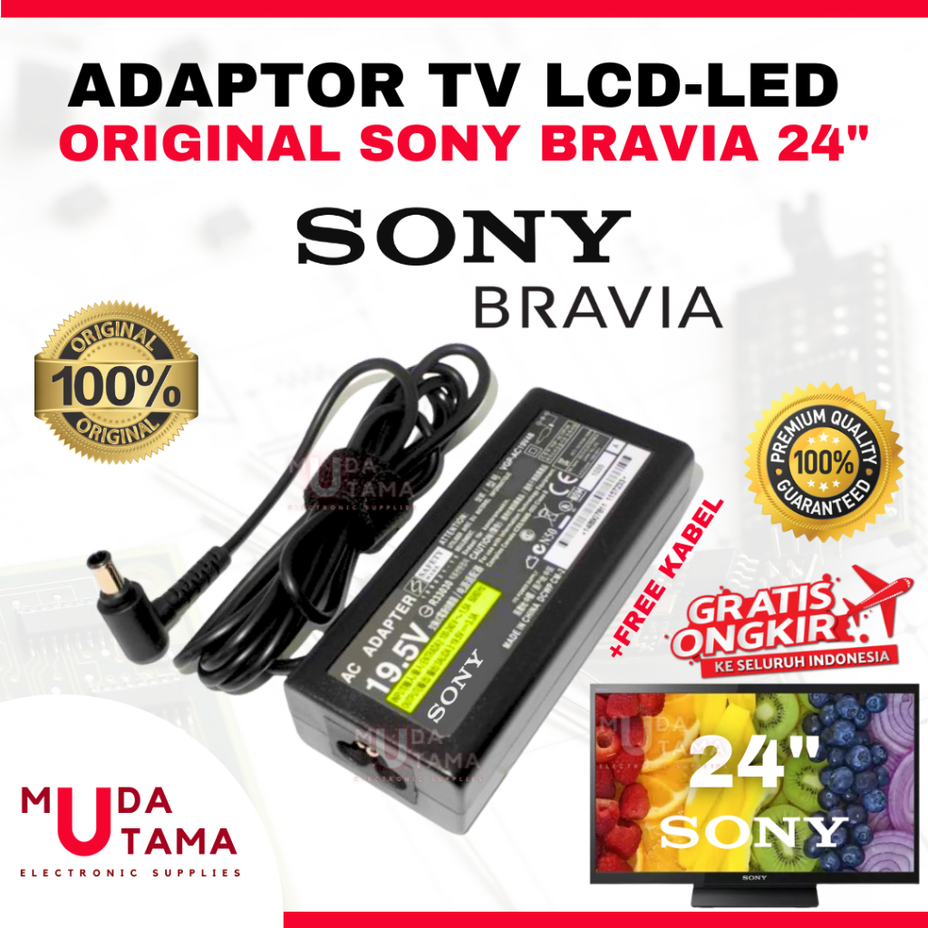 Jual ADAPTOR TV SONY LCD/LED/SMART BRAVIA 24 INCI ORIGINAL - ADAPTOR ...