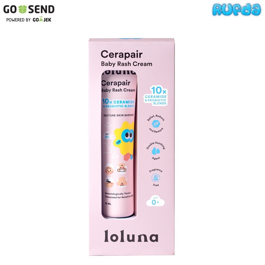 Jual Loluna Cerapair Baby Rash Cream Krim Bayi 10x Ceramide & Probiotik ...