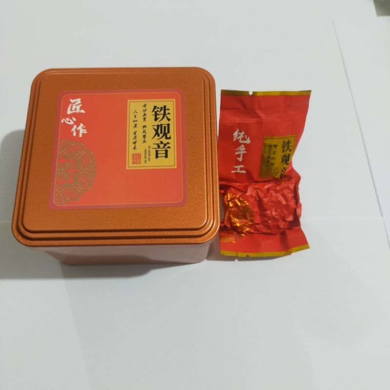 Jual CHINES TEA BOX TEH CINA KEMASAN KALENG ISI 10 SACHET | Shopee ...