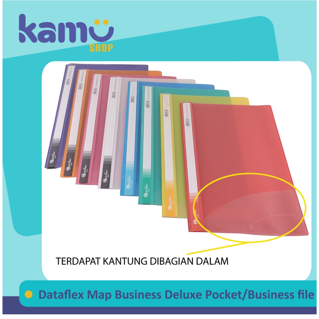 Jual Dataflex Map Business File Deluxe Pocket Folio Isi 1 pcs | Shopee ...