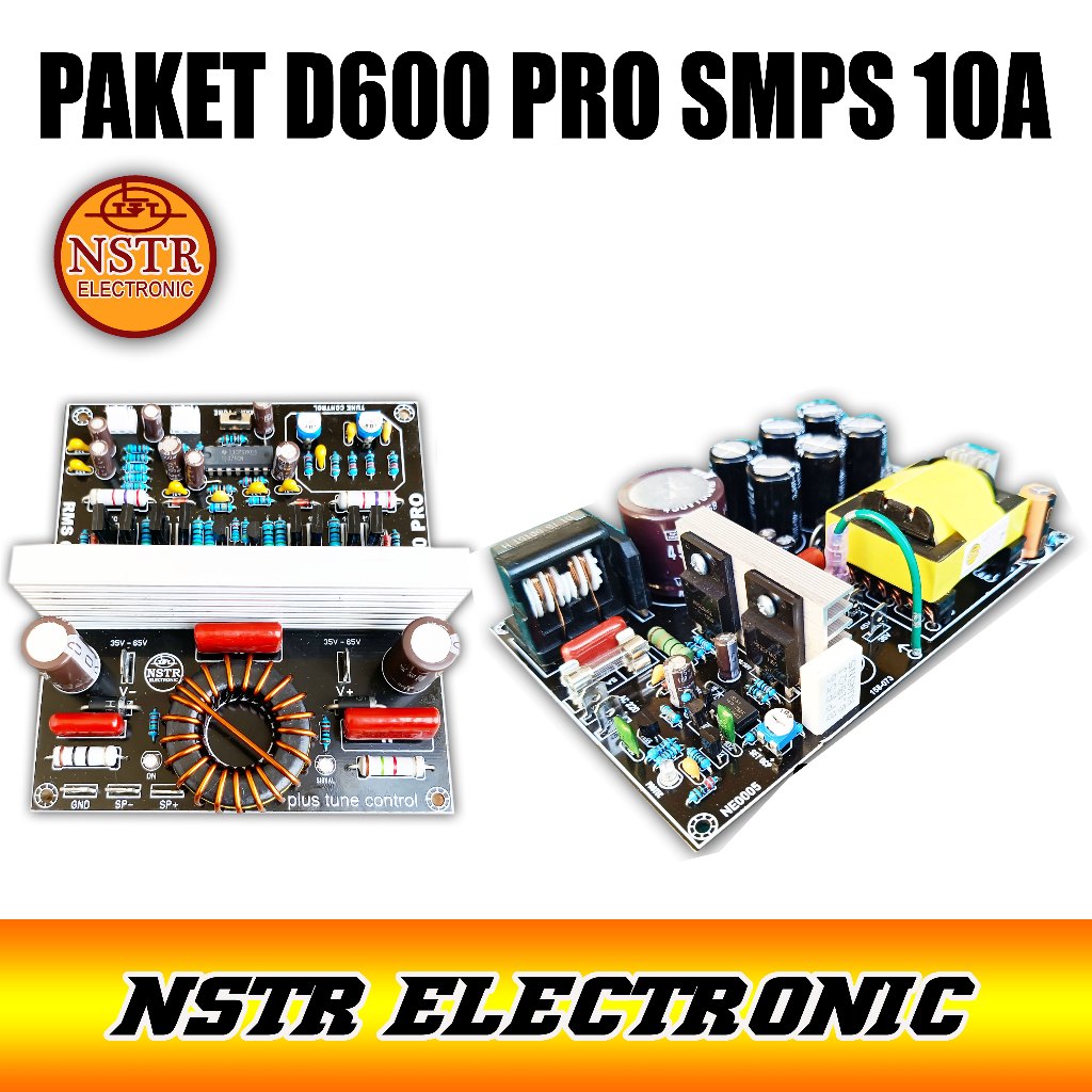 Jual Paket amplifeir class d600 pro dan smps 10a anti koslet | Shopee ...