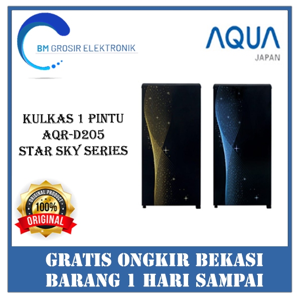 Jual AQUA KULKAS AQR 205 MSG/MSB KULKAS 1 PINTU | Shopee Indonesia