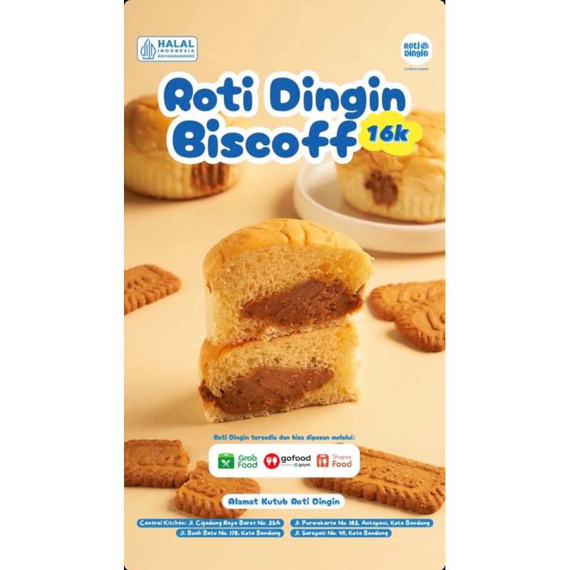 Jual Roti Dingin - Biscoff (Varian Signature) | Shopee Indonesia