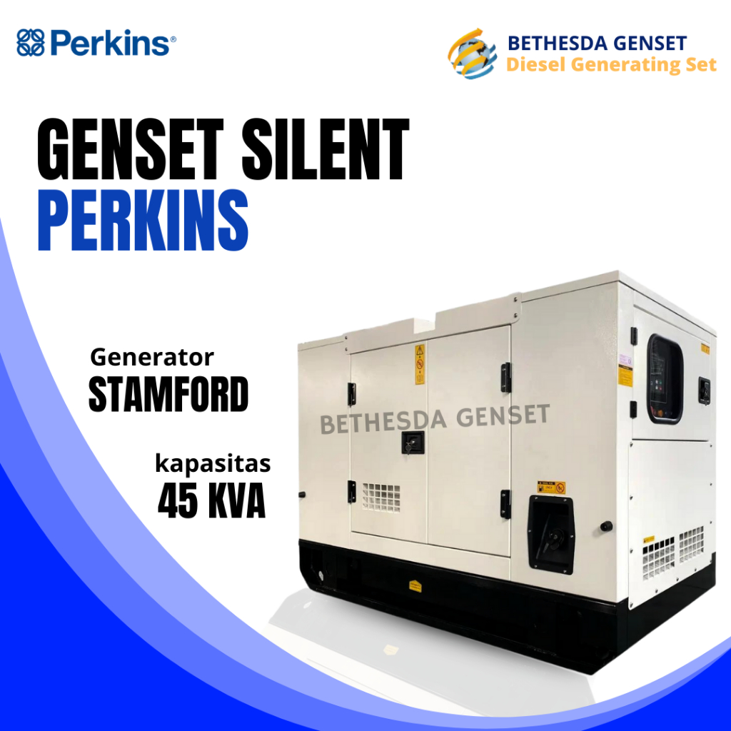 Jual Genset 45 Kva Perkins Silent Stamford 3 Phase | Shopee Indonesia