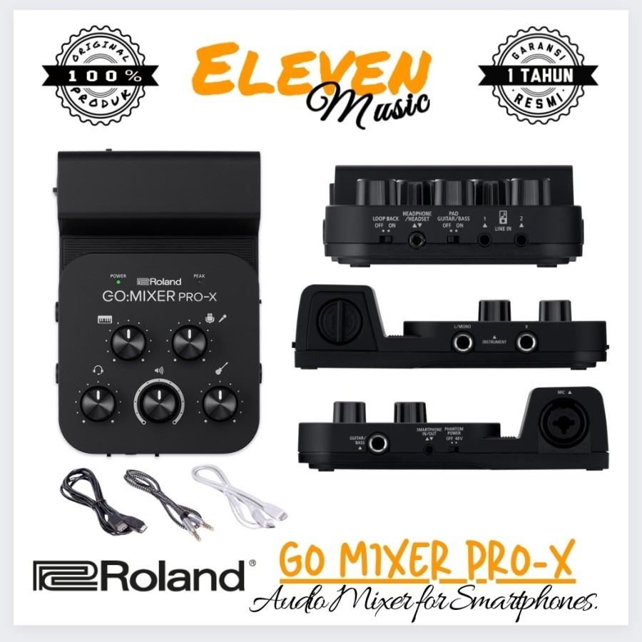 Jual Roland Go Mixer Audio Mixer for Smartphones | Shopee Indonesia