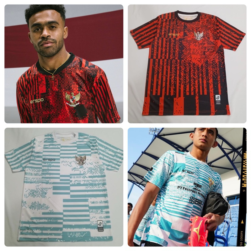 Jual (BARU ERSPO) JERSEY BOLA INDONESIA TRAINING ERSPO 2024 | Shopee Indonesia