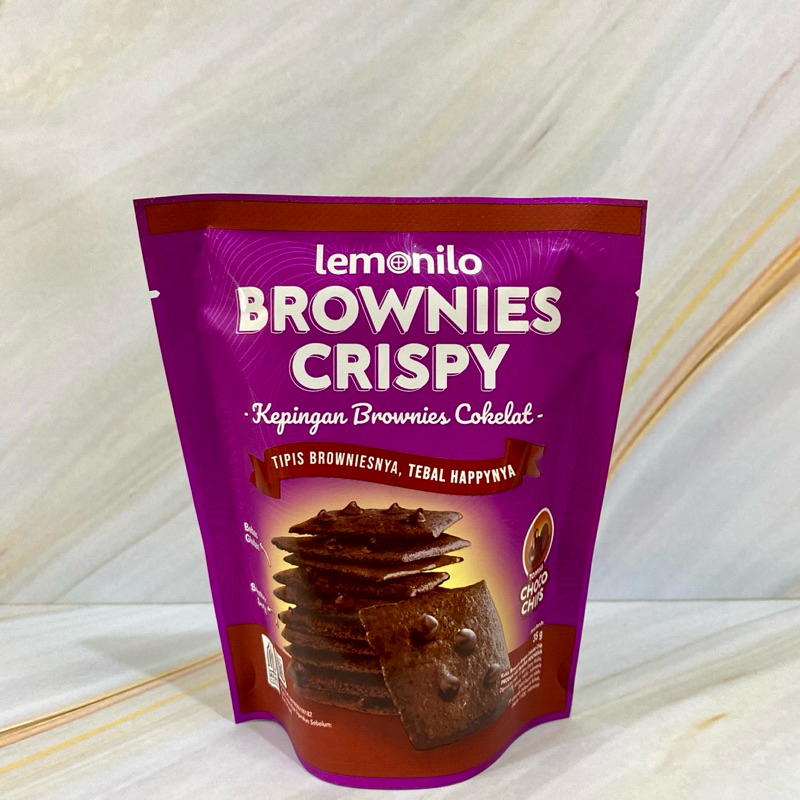 Jual Lemonilo Brownies Crispy Topping Choco Chips 35gr | Shopee Indonesia