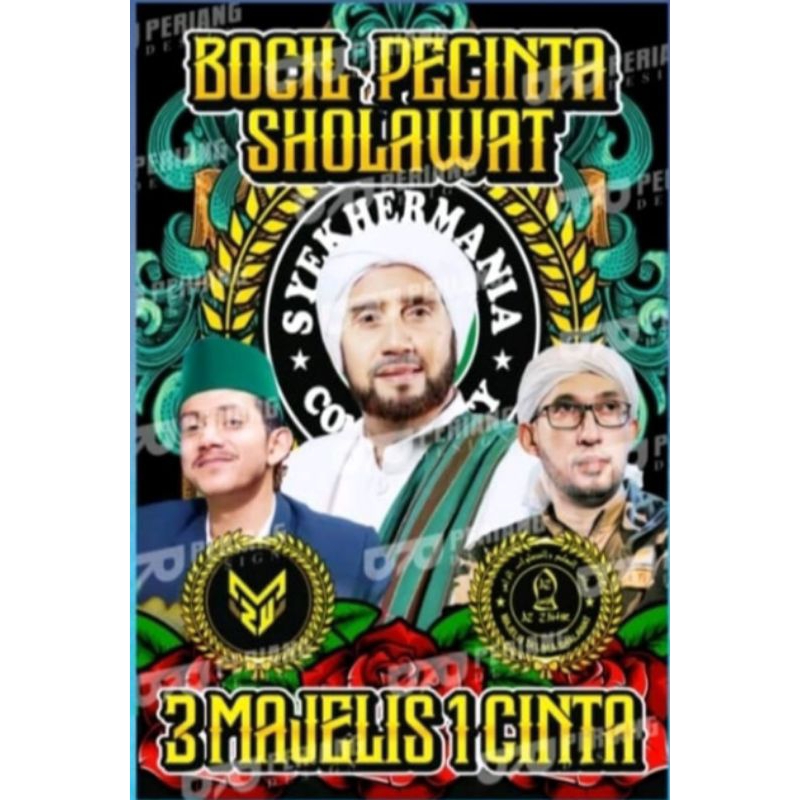 Jual BENDERA HABIB, BENDERA SYEKHERMANIA FULL PRINTING, MINIFLAG ...