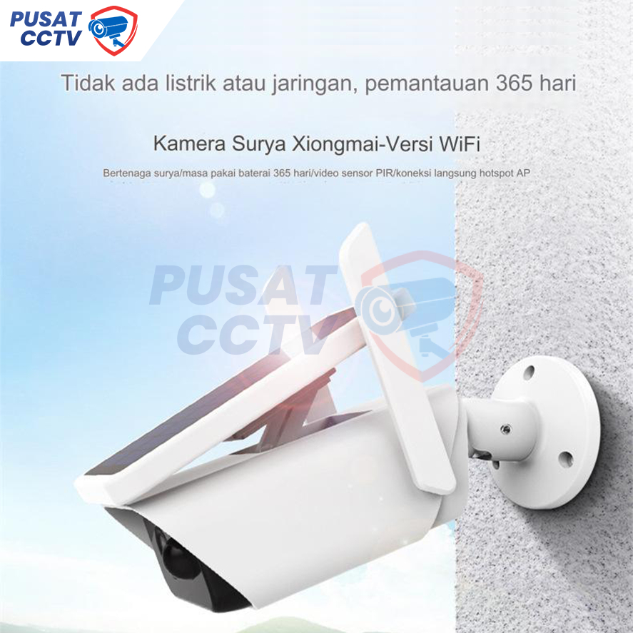 Jual CCTV WIFI CAMERA OUTDOOR SOLAR PANEL , CCTV OUTDOOR WATERPROOF ...