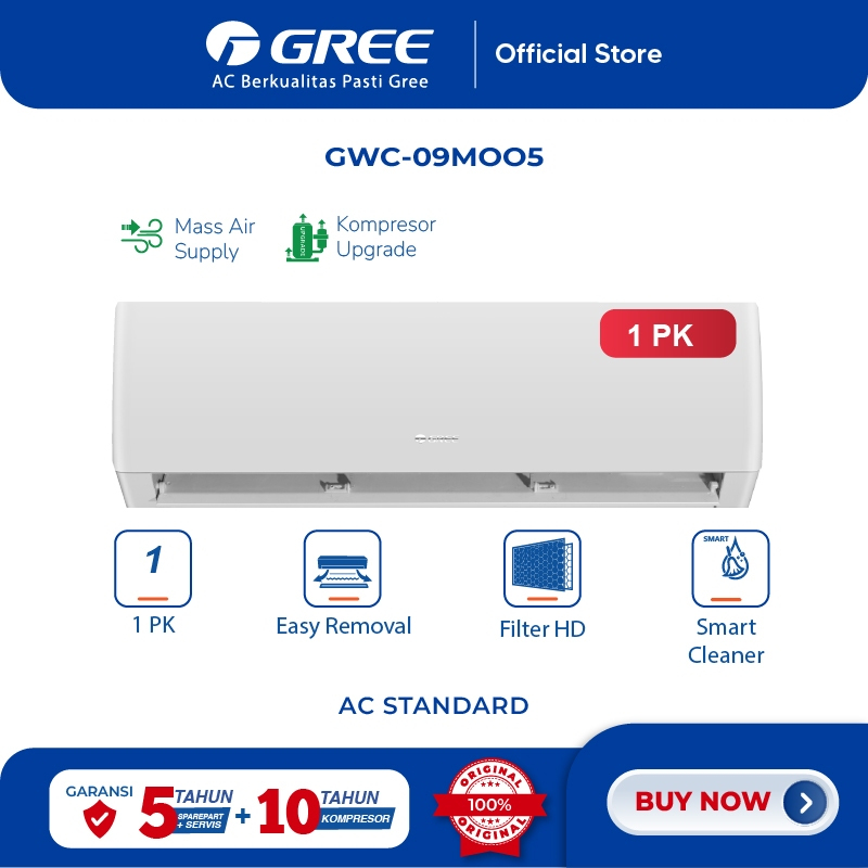 Jual GREE AC STANDARD N1A Series - AC 1 PK - GWC-09N1A Unit Saja ...