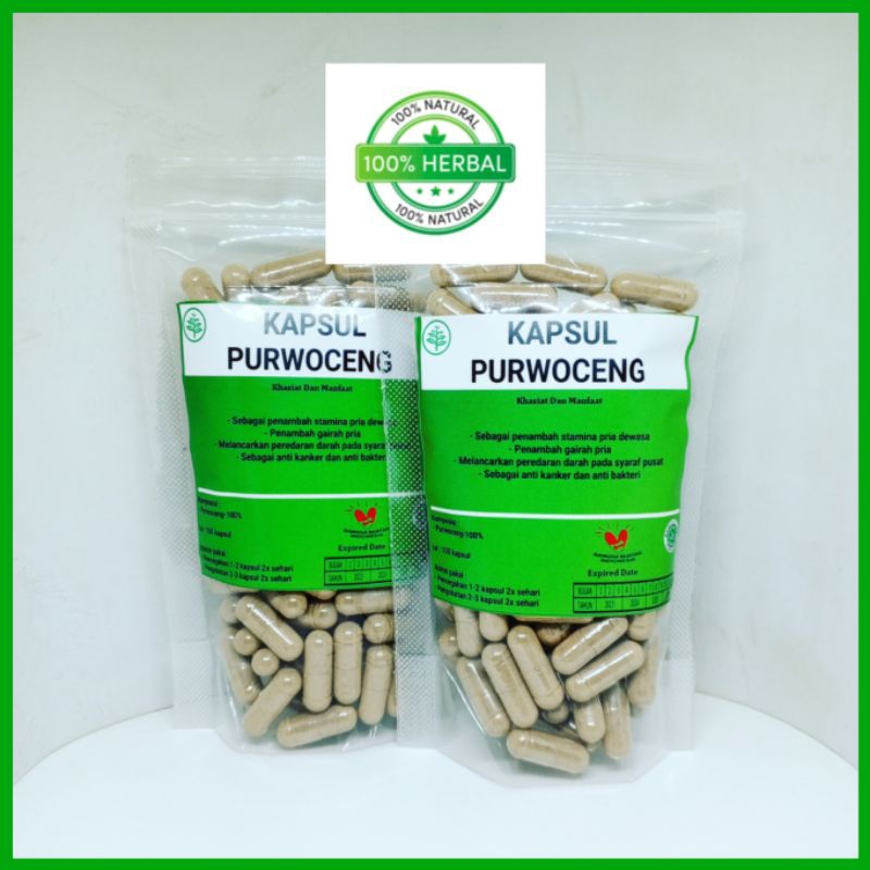 Jual herbal purwoceng isi 100 kapsul | Shopee Indonesia