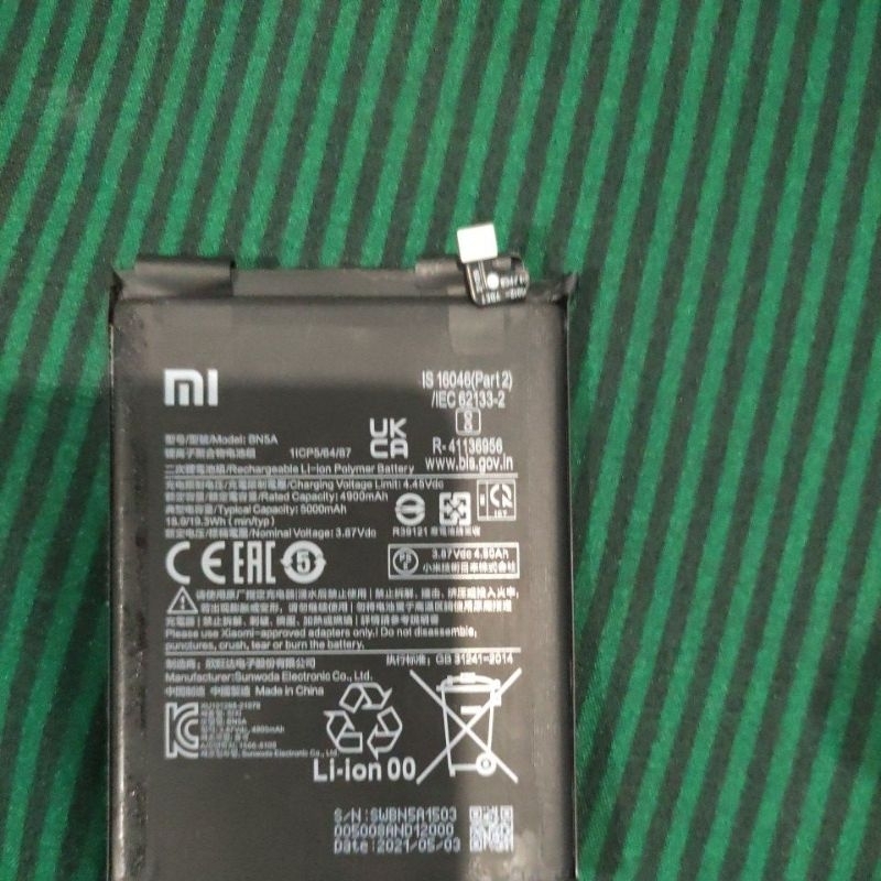Jual BATERAI REDMI 10 BN5A ORI COPOTAN | Shopee Indonesia