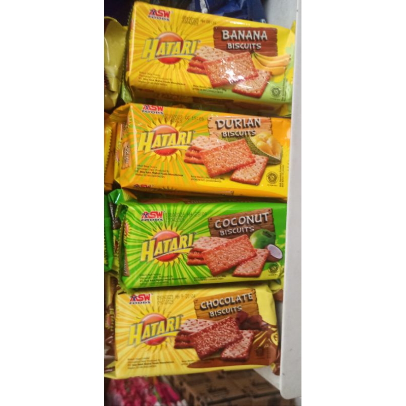 Jual Hatari Biskuit Kelapa Durian Coklat Pisang / Coconut Chocolate ...
