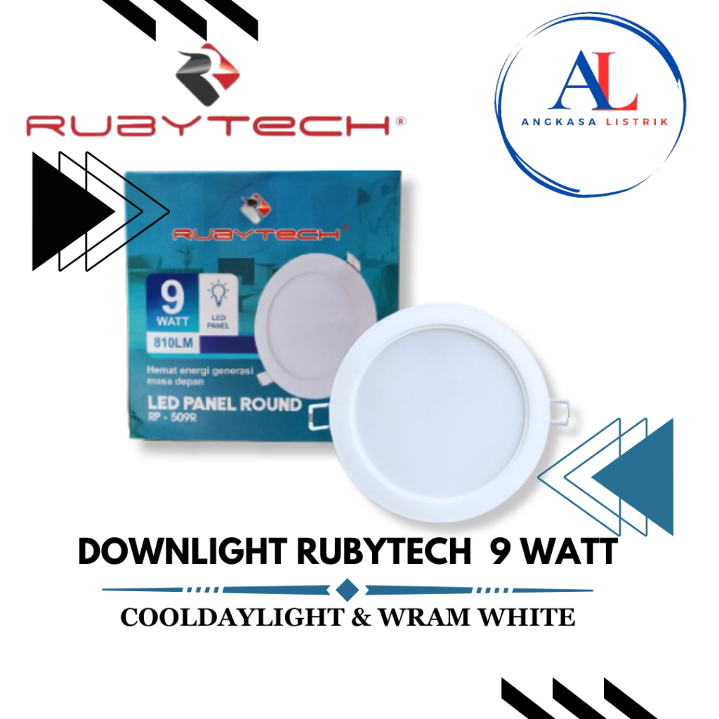 Jual DOWNLIGHT IB RUBYTECH 9 WATT LED PANEL | Shopee Indonesia