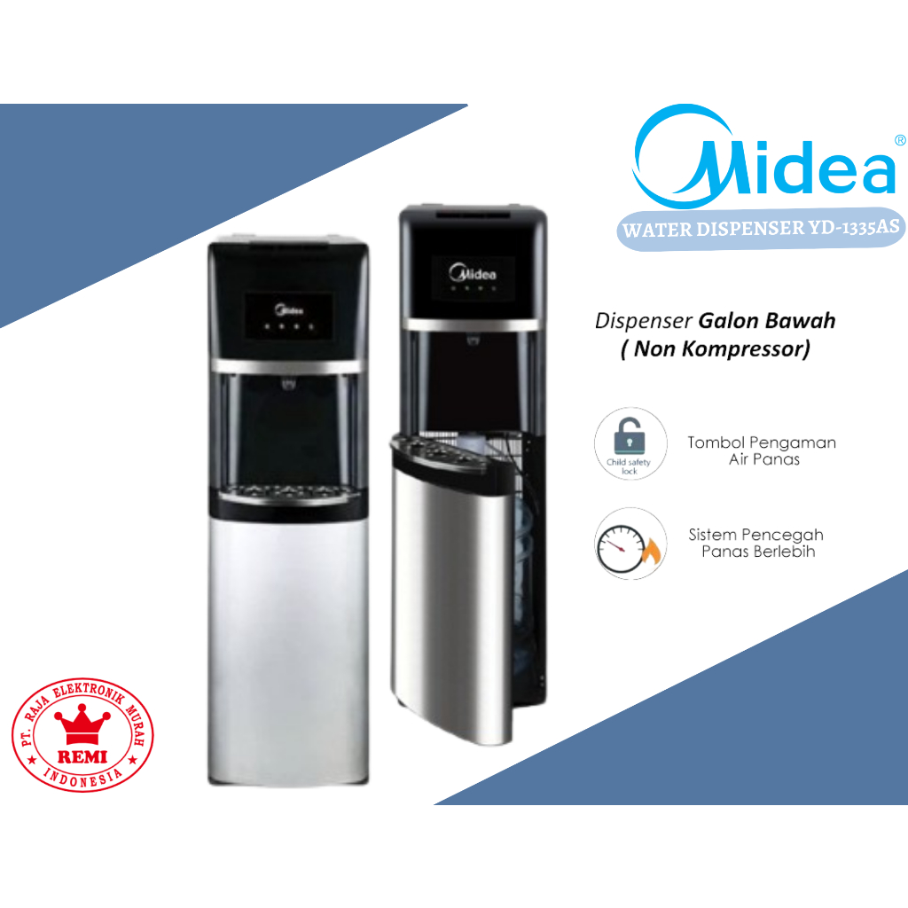 Jual Water Dispenser Galon Bawah Midea YD-1135AS Non-Kompresor | Shopee ...