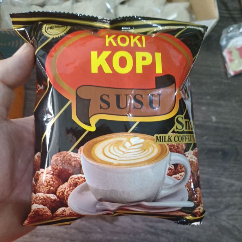 Jual Snack Jadul Kopi Susu Besar 30gram kemasan jumbo snek makanan ...