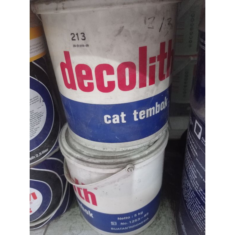 Jual Decolith cat dinding dan tembok interior kemasan galon 5 kg ready ...
