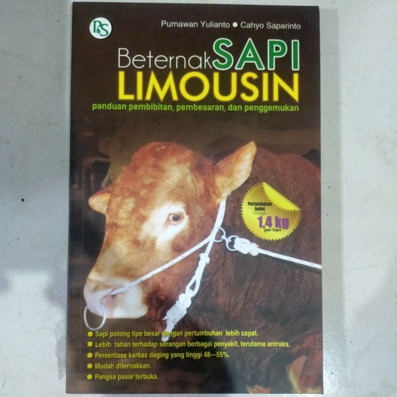 Jual BUKU BUDIDAYA PETERNAKAN PERTANIAN PERIKANAN / SAPI LIMOUSIN ...