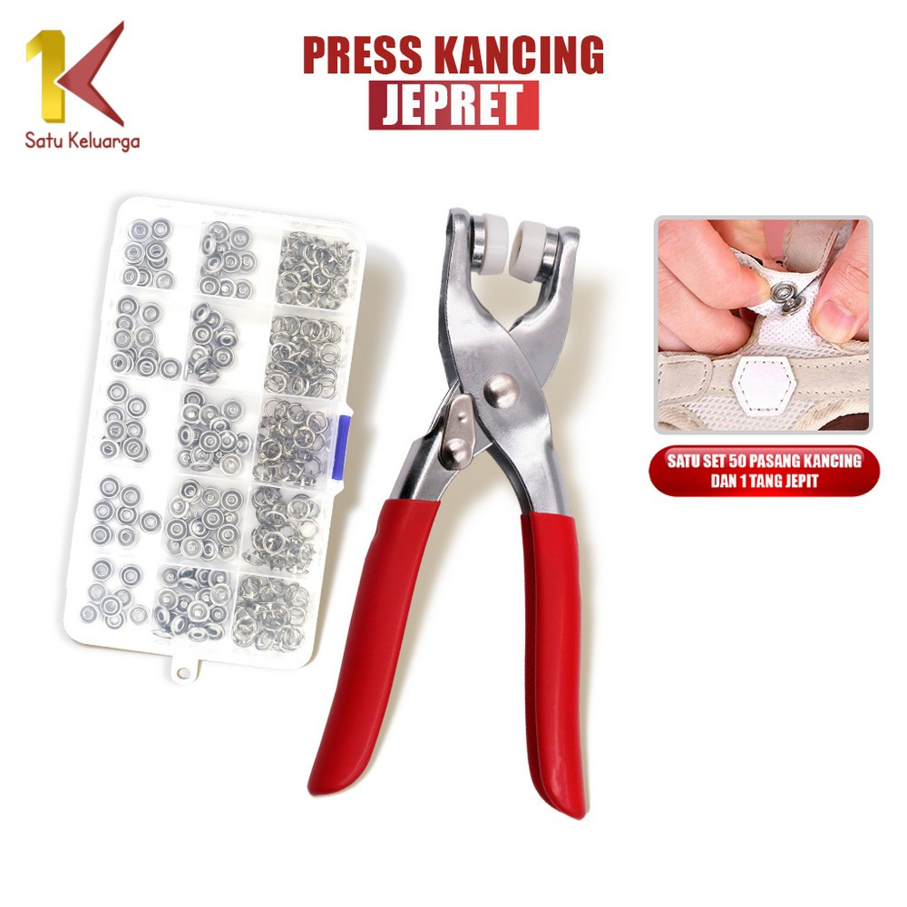 Jual Satu Keluarga Set Tang Kancing Snap Serbaguna C1036 Tang Pelubang ...