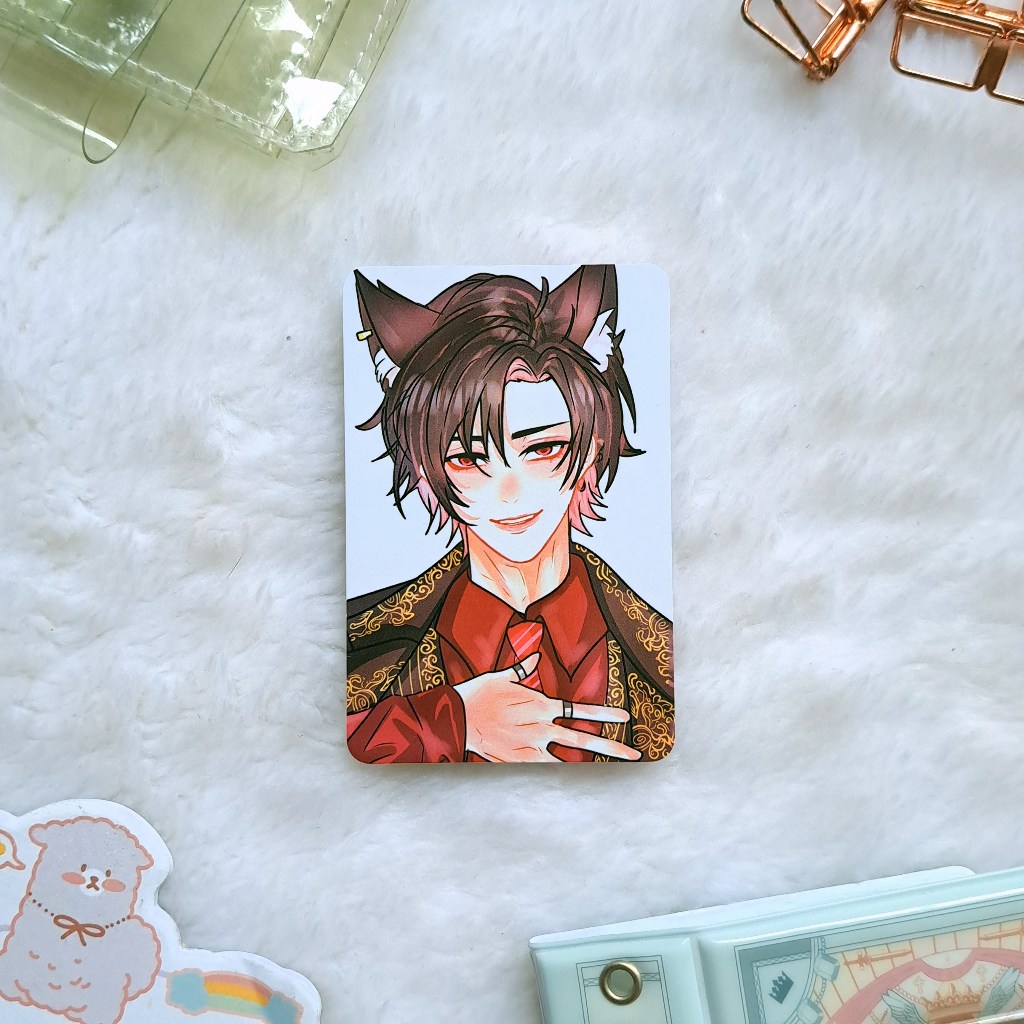 Jual VTUBER INDONESIA photocard by onintwin / Harris Caine / Mikazuki ...