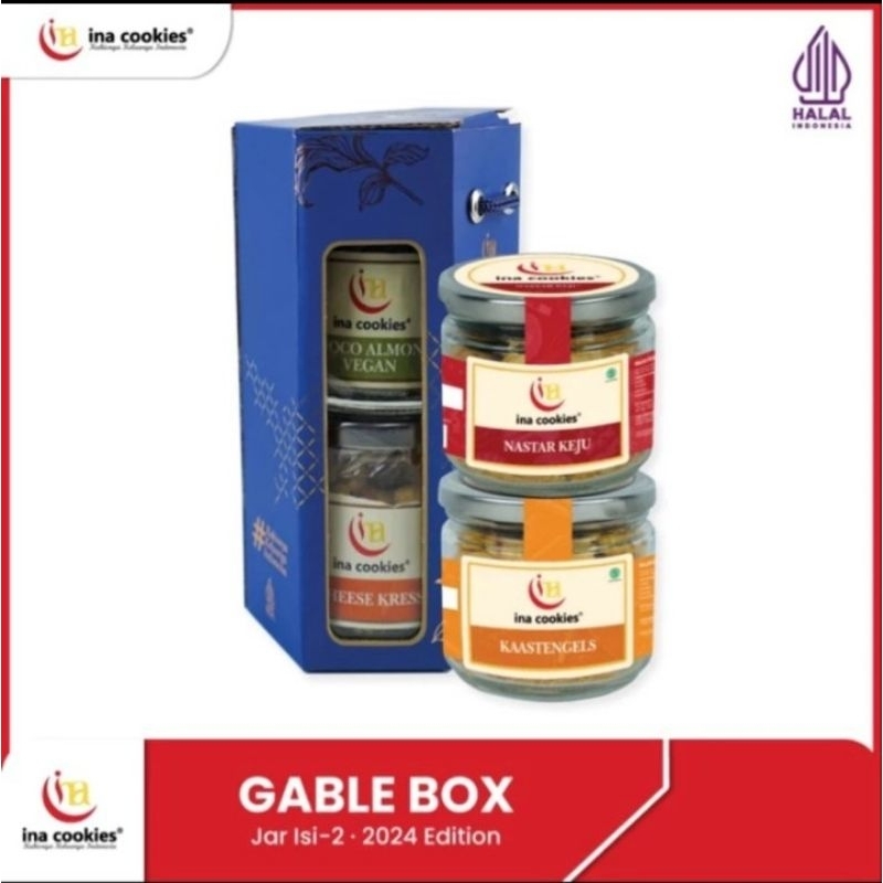 Jual Hampers Gable Box Jar Ina Cookies | Shopee Indonesia